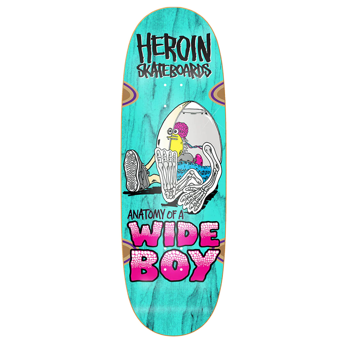 HEROIN ANATOMY OF A WIDE BOY– Bluetile Skateboards