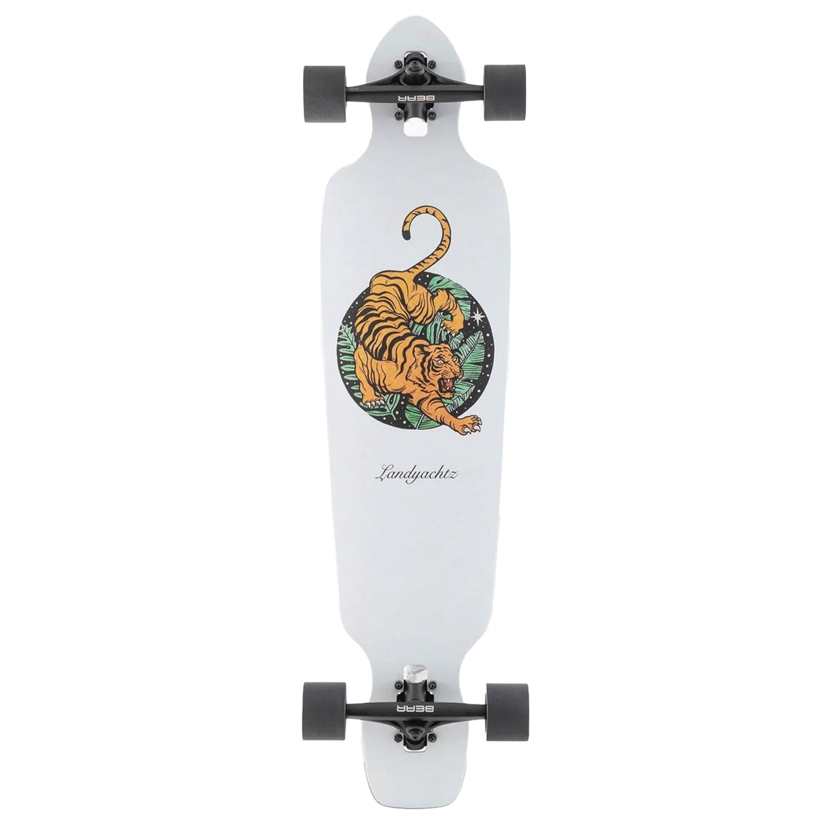 LANDYACHTZ BATTLE AXE PAPER TIGER LONGBOARD– Bluetile Skateboards