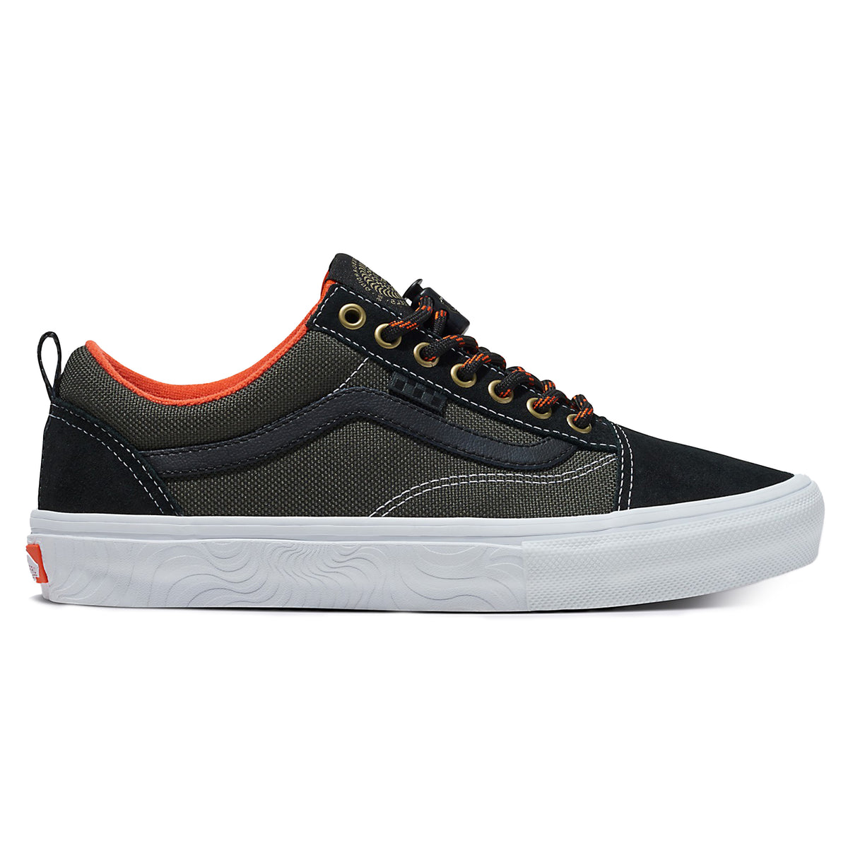 VANS X SPITFIRE SKATE OLD SKOOL BLACK / FLAME– Bluetile Skateboards