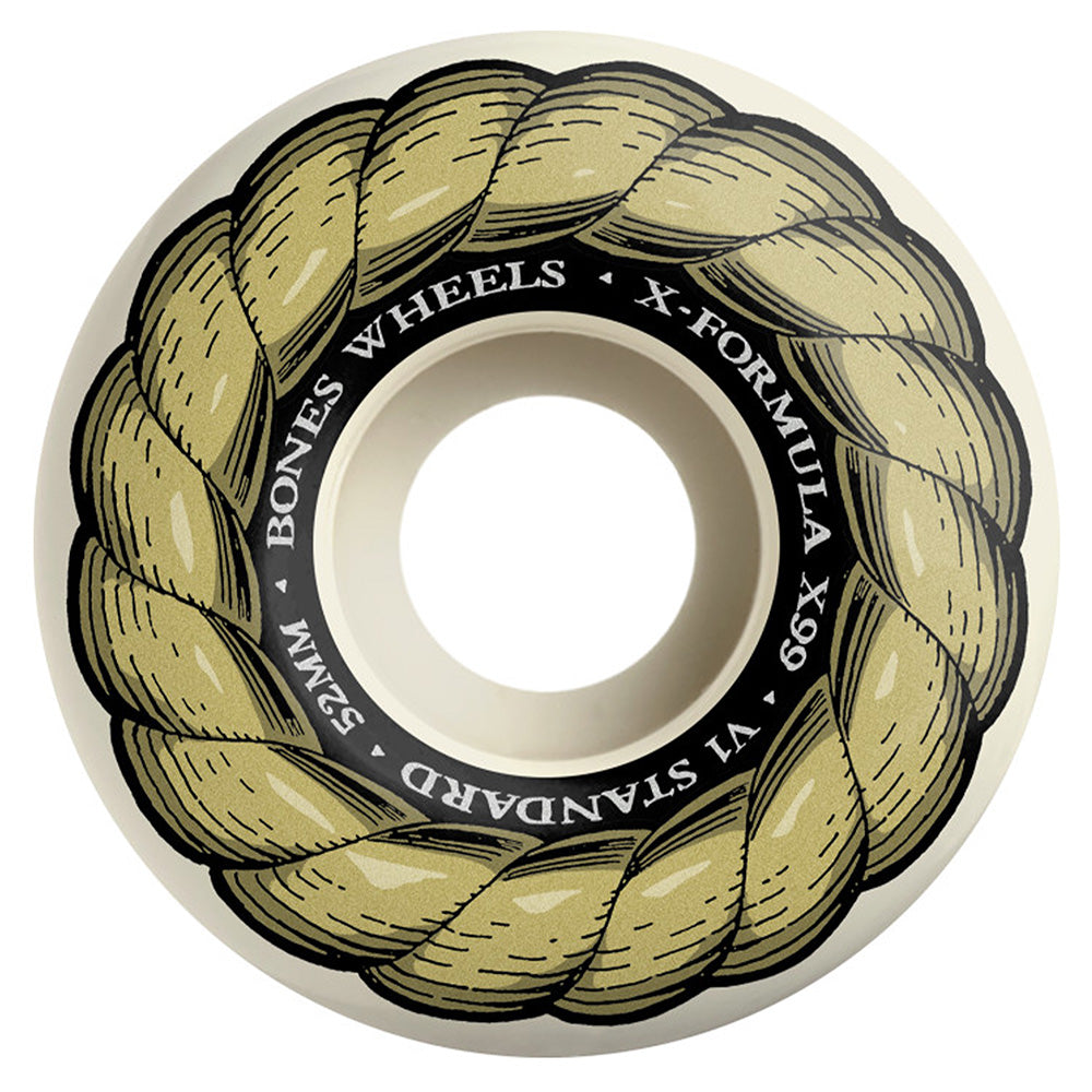 BONES X-FORMULA V1 STANDARD 52MM 99A GOLD– Bluetile Skateboards