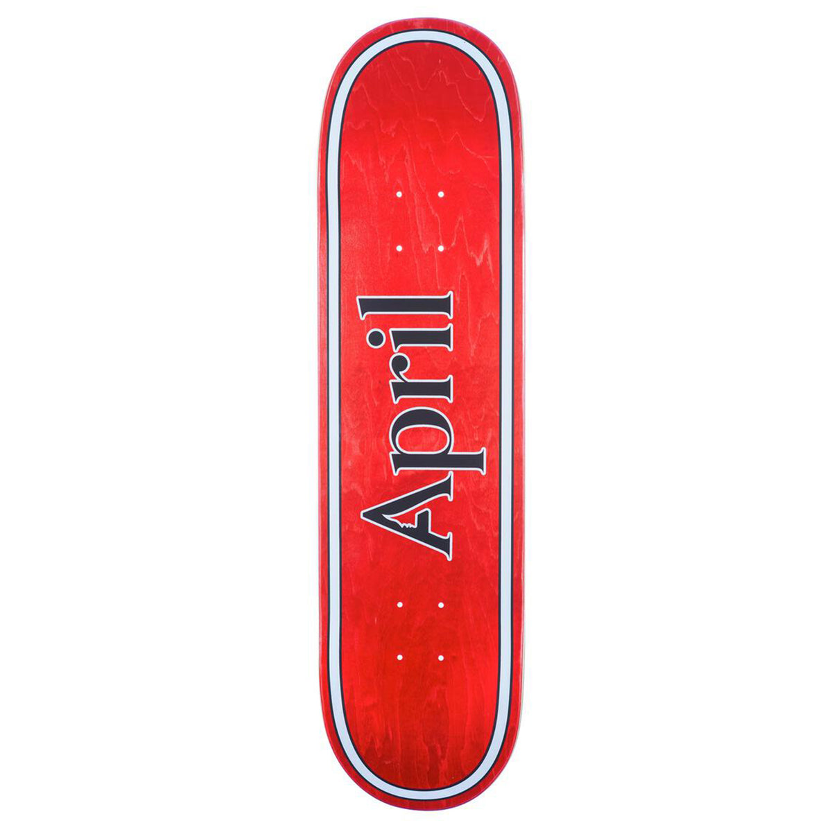 APRIL RED OG LOGO– Bluetile Skateboards