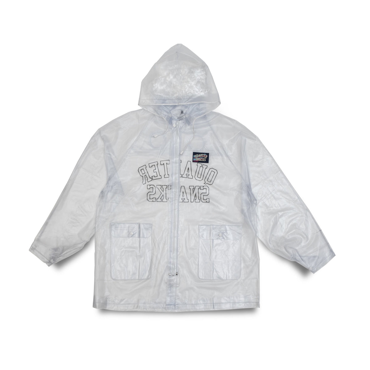 QUARTERSNACKS ARCH CLEAR RAIN JACKET– Bluetile Skateboards